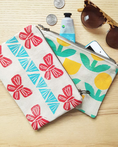 Painted Pouches – the long thread