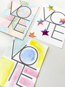 Printable VOTE Cards – the long thread